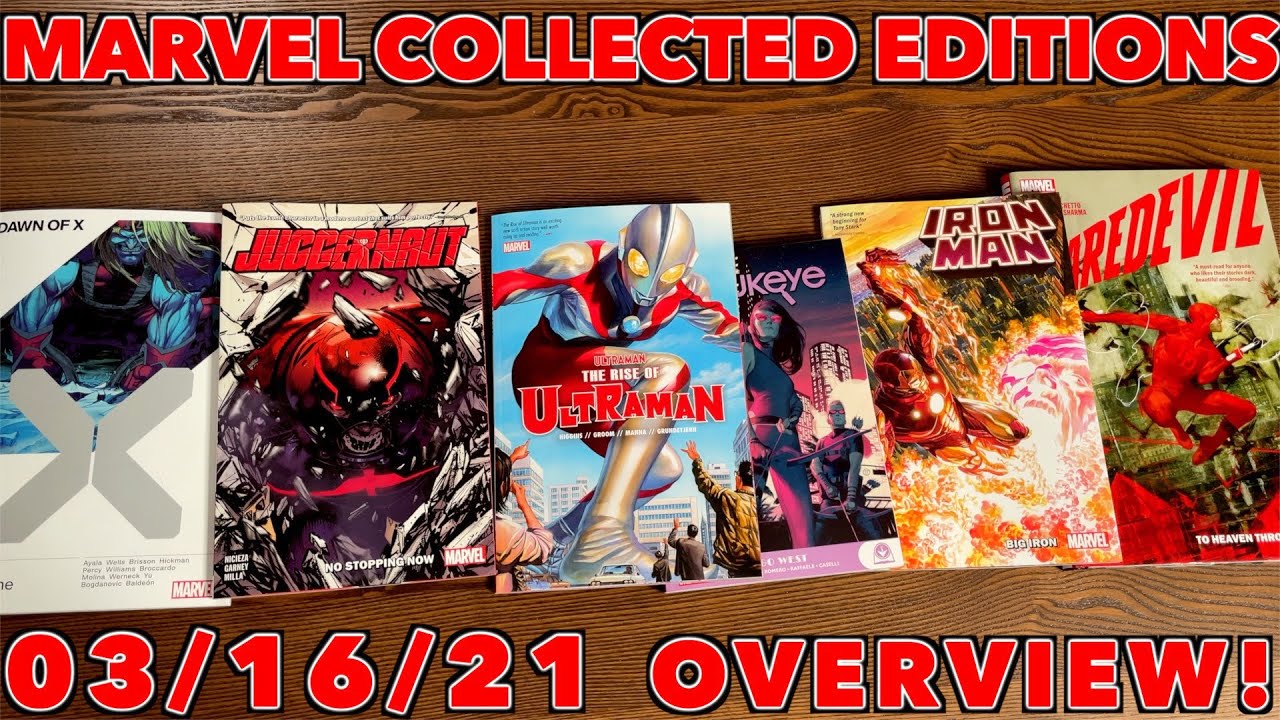 New Marvel Books 03/16/21 Overview! - YouTube