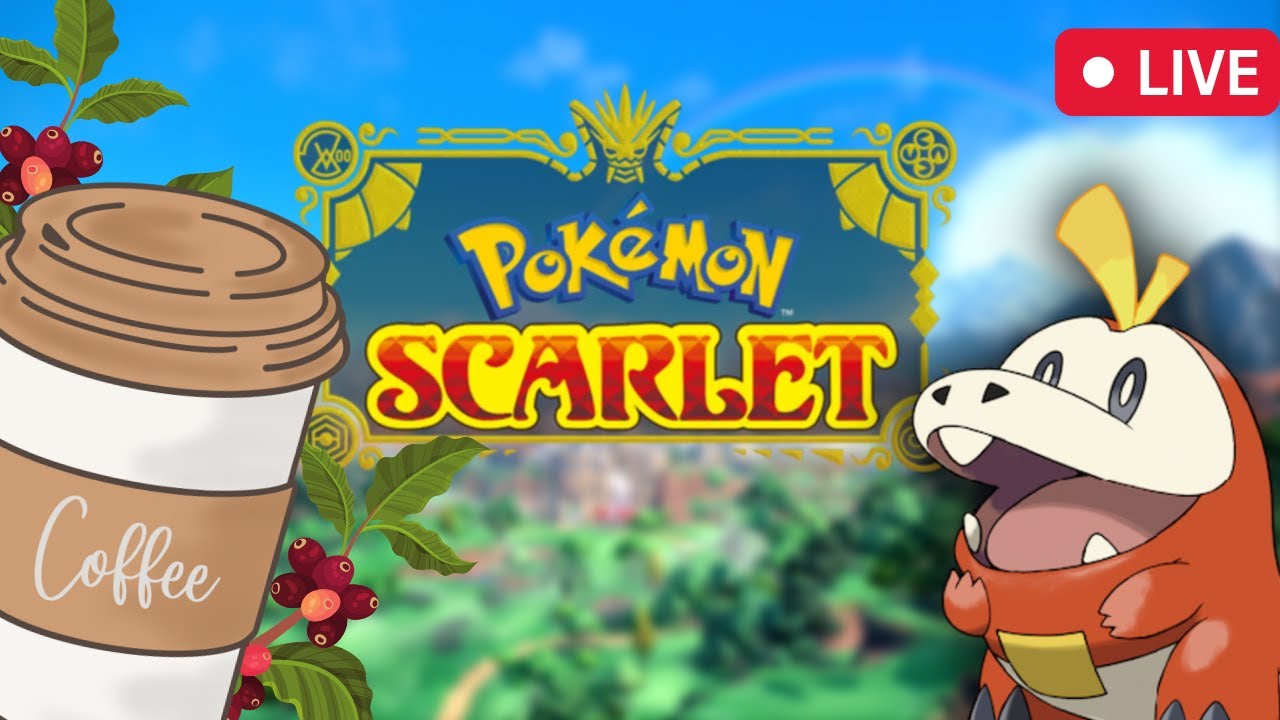 🔴 Pokémon and Coffee??! | Pokémon: Scarlet | Live Stream - YouTube
