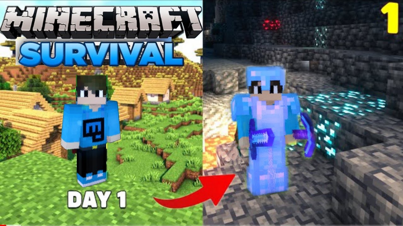 I Surviv 40 Days in Survival world | FIRST EPISODE IN MINECRAFT JAVA ...