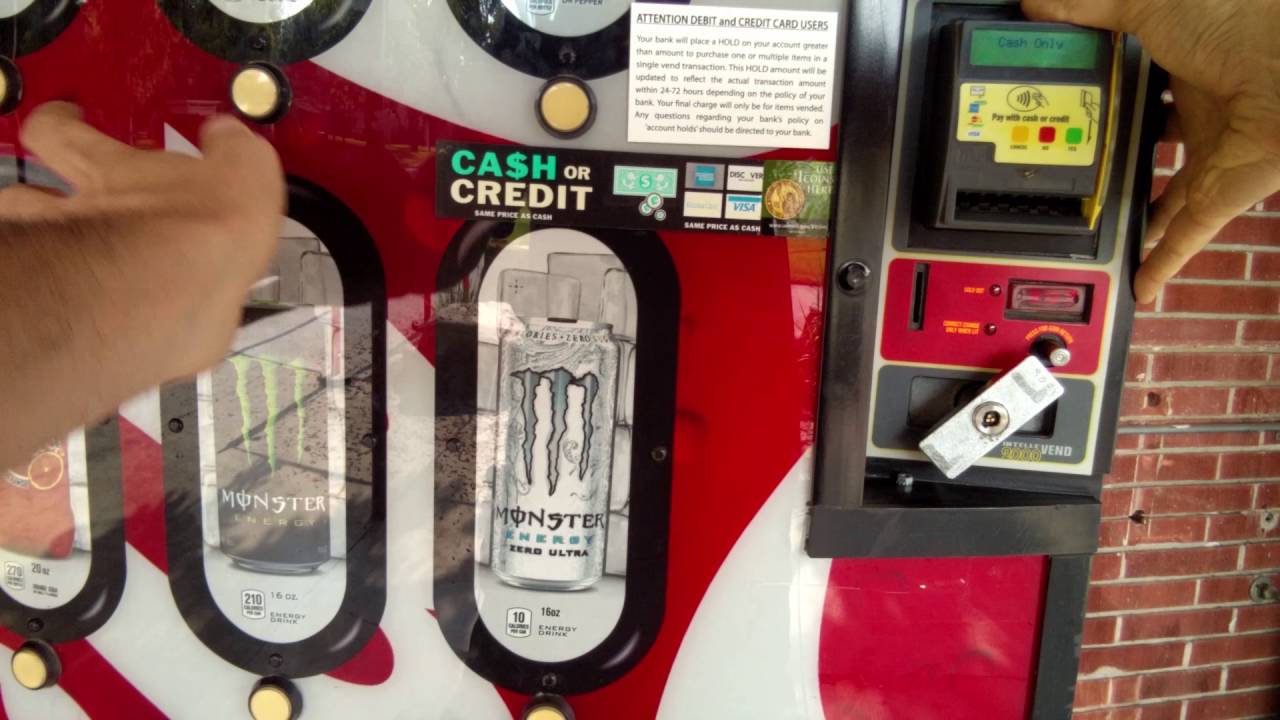 Soda vending machine price change -Royal 804 - YouTube