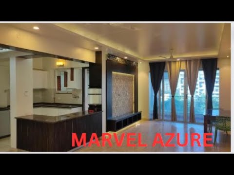 Marvel Azure @ 3 BHK fully furnished flat - YouTube