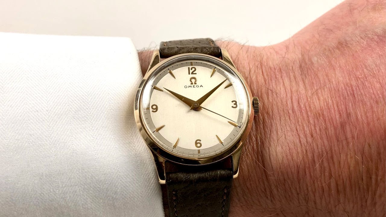 Omega Cal. 283 hallmarked 1952-53 - YouTube
