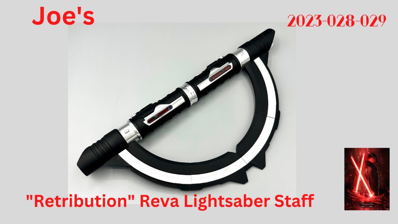 Joe's "Retribution" Reva Neopixel Lightsaber Staff with Dual Proffies ...