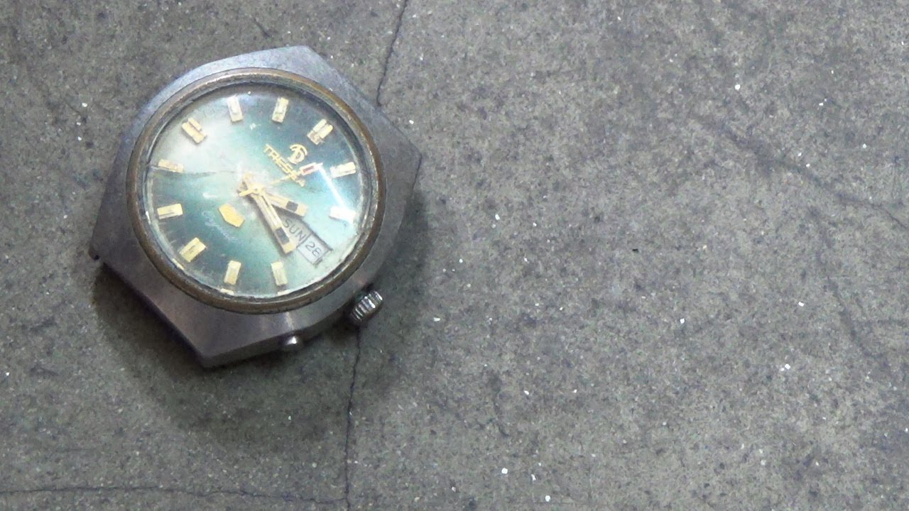 tressa automatic watch AS 5206-2 movement - YouTube