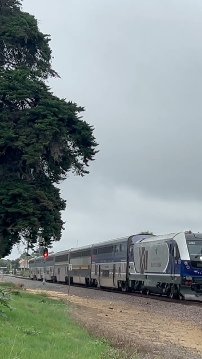 Amtrak 770 flying past CP Carl with CDTX 2113 on a very cloudy - YouTube