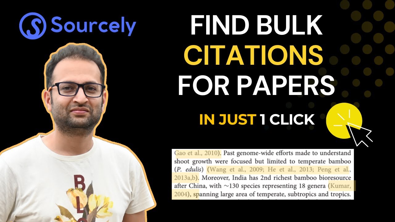 Find & Cite Relevant Papers Instantly with Sourcely. How to find and cite papers using AI tool ...