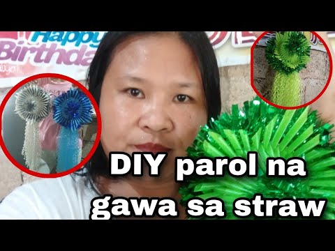 Paano Nga Ba Gumawa Ng DIY Parol Na Gawa Sa Straw part1 Analy's journey episode #5 - YouTube