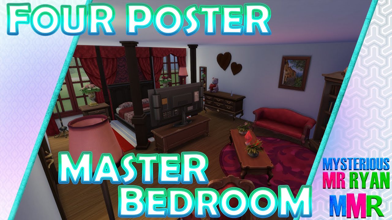 Mysterious Mr Ryan - Room Build - Four Poster Bedroom - YouTube