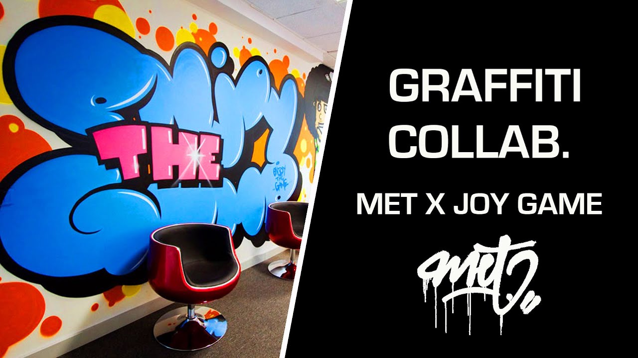 MET X JOY GAME | Graffiti Decoration - YouTube