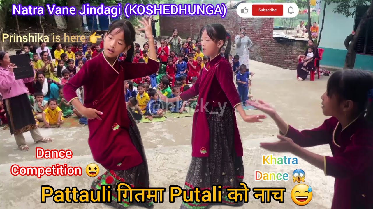 Natra Vane Jindagi Bertha Dance | Prinshika Shrestha | School Cultural ...