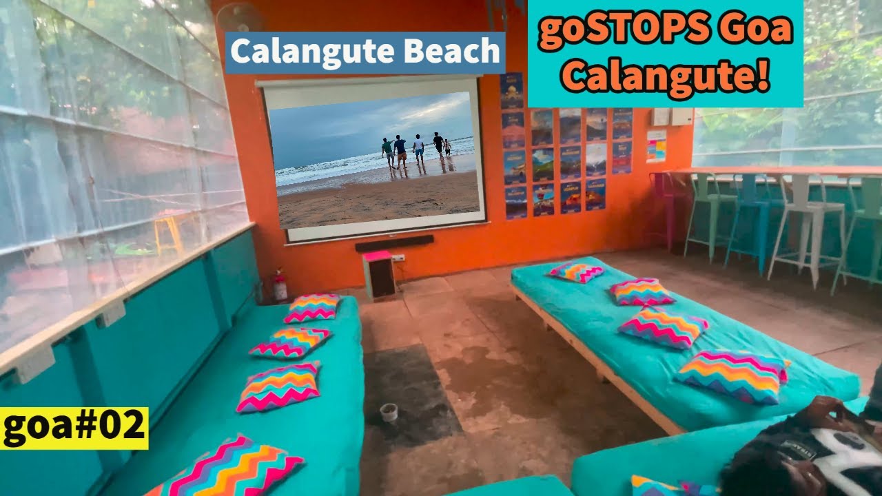 gostops goa calangute | Calangute Beach Goa | Goa Vlog Part 02 - YouTube