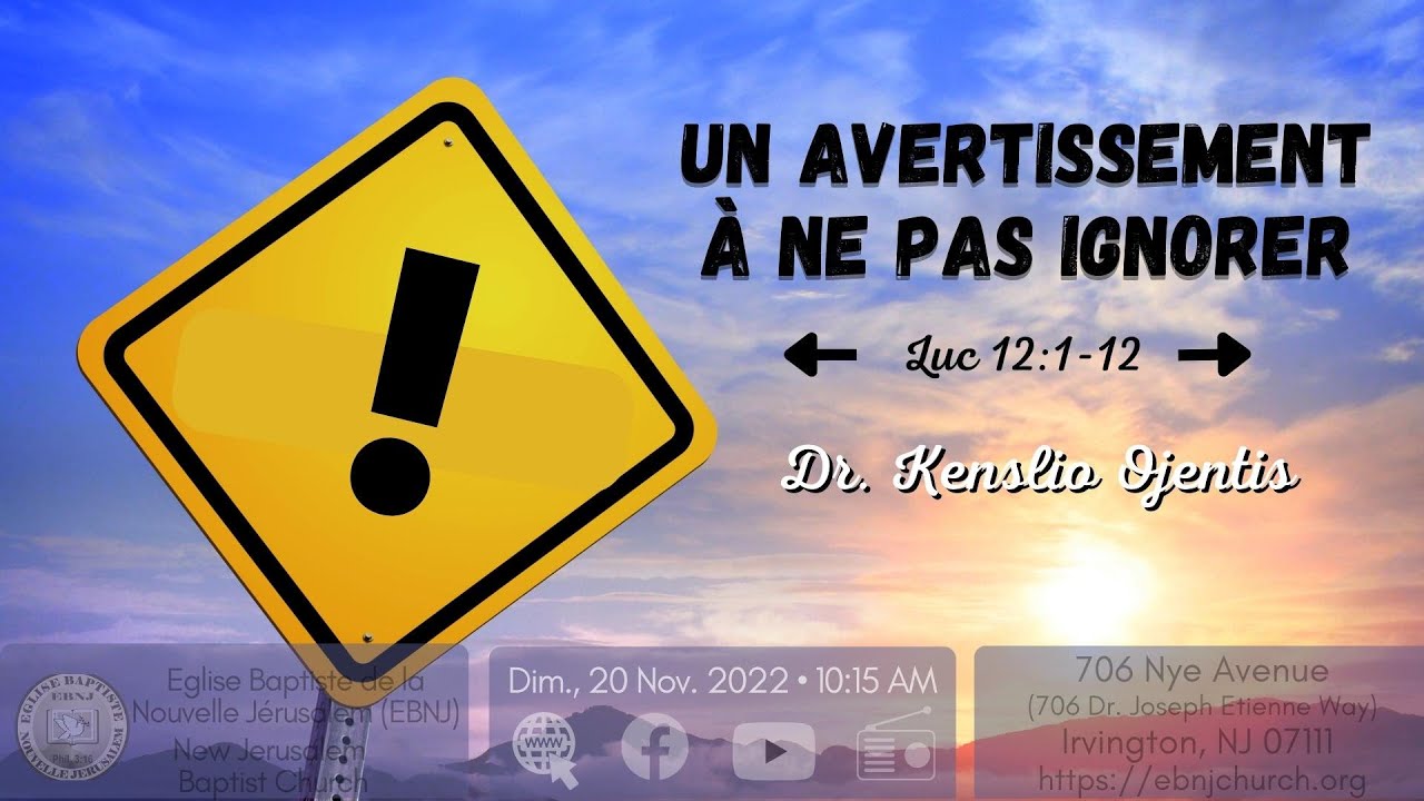 EBNJ Church Live-streaming Worship Service (Nov. 20, 2022) - YouTube