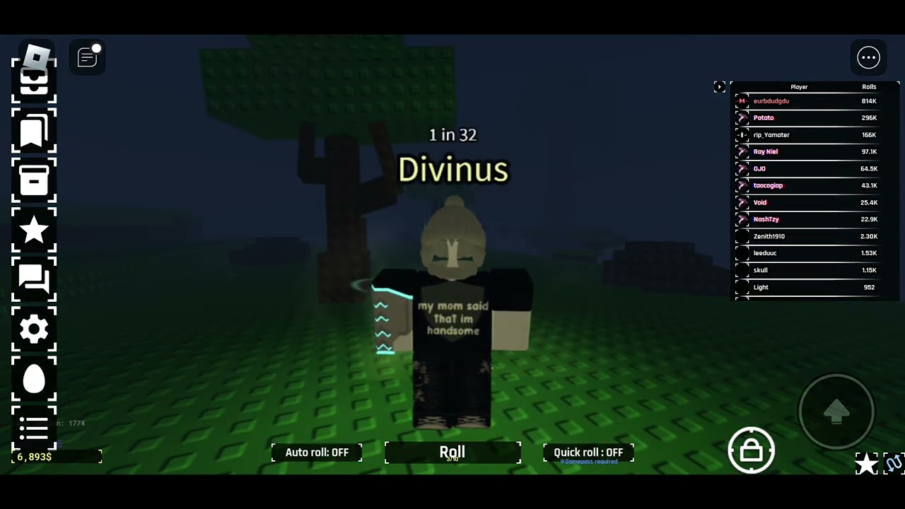 buying quick roll in sols rng!! - YouTube