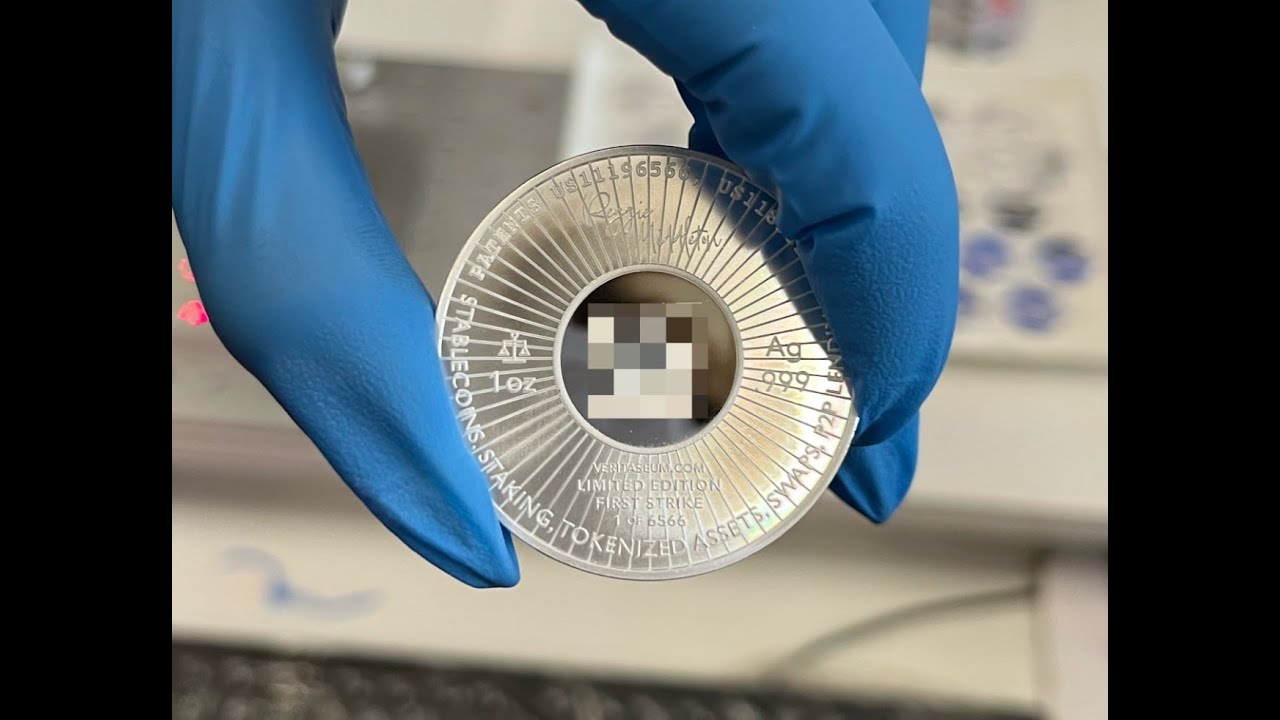 Veri SMARTMETAL Limited Edition NFT Silver Round - YouTube