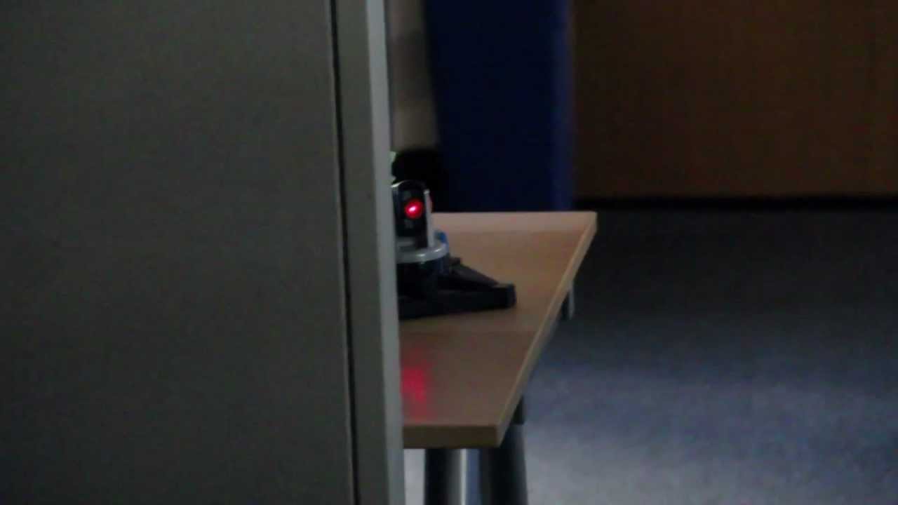 SpyNet Laser Trip Wire from ThinkGeek - YouTube