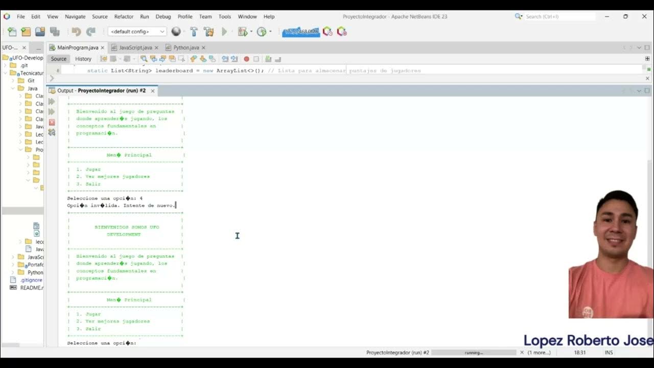 proyecto java ufo - YouTube