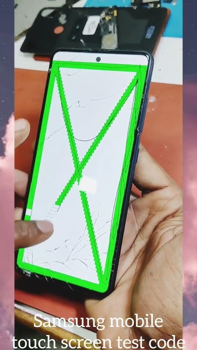 Samsung mobile touch screen test code #shortvideo - YouTube