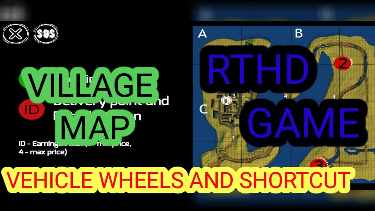 RTHD Game #Villagemap #wheels #shortcut #telugu - YouTube