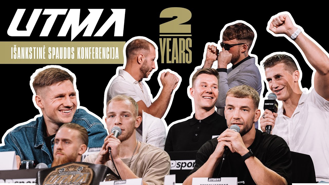 UTMA 9 | Išankstinė spaudos konferencija | UTMA 2 metų gimtadienis ...