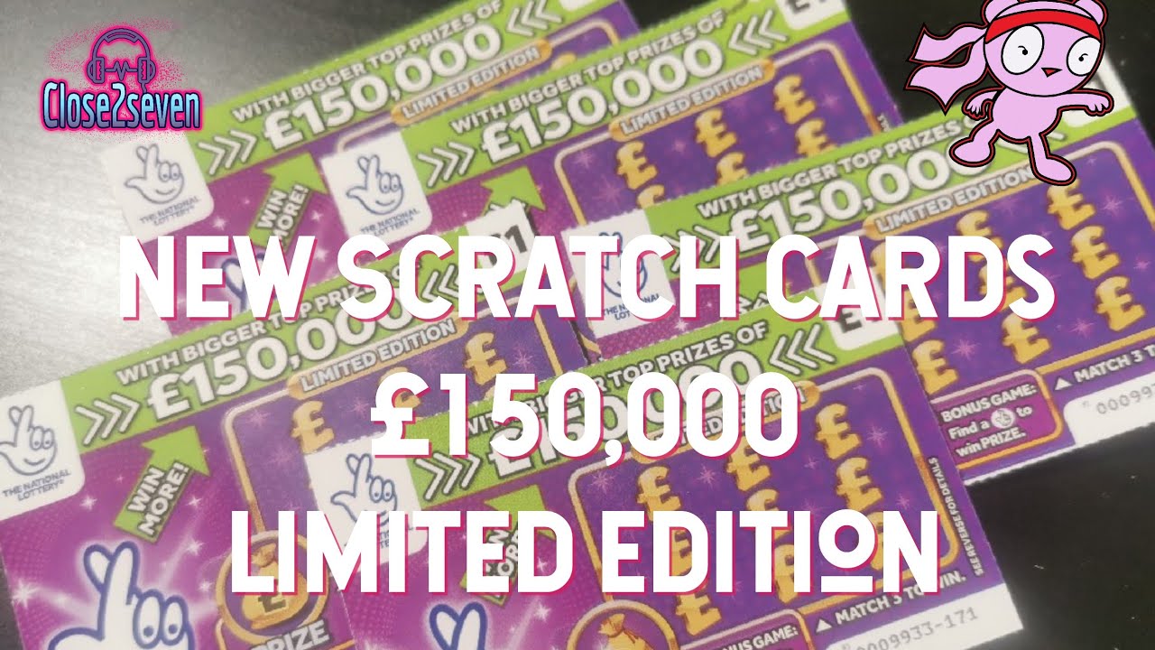 New Scratch Cards £1 £150,000 Limited Edition Purple #scratchcards # ...