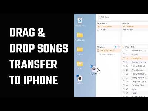 Drag and Drop mp3 songs, transfer to iPhone Music library | no iTunes