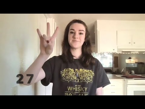 ASL - Numbers 21-30 - YouTube