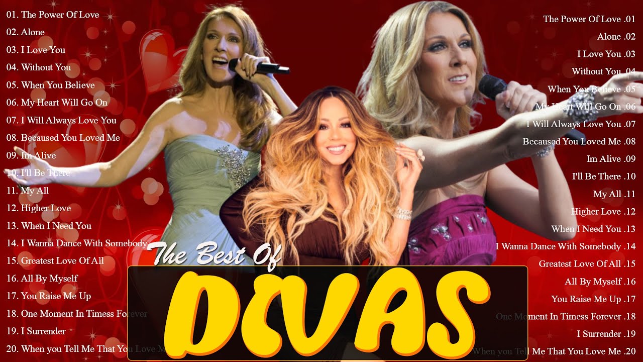 Mariah Carey, Celine Dion, Whitney Houston 🏆 Best Songs Best Of The ...