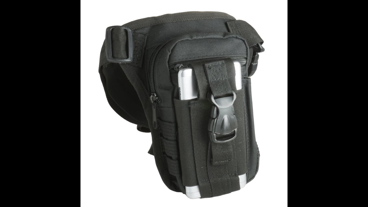 Piernera Tactica Con Porta Celular Multiusos Mm Travelware - YouTube