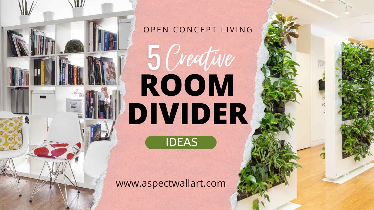 5 Creative Room Divider Ideas for Open-Concept Living - YouTube