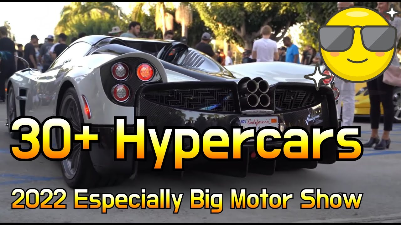Hypercars & Supercars, Huge car show!! - YouTube