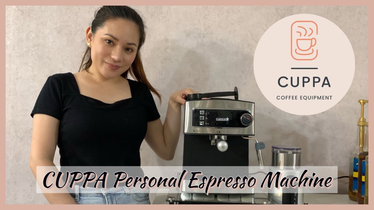 CUPPA Personal Espresso Machine and CUPPA Blade Grinder DEMO | Shiela ...