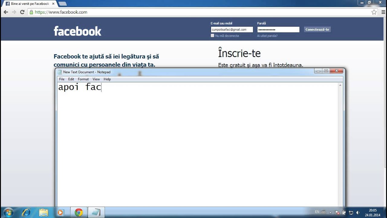 Cum poti afla parola de la facebook Testat 100% - YouTube