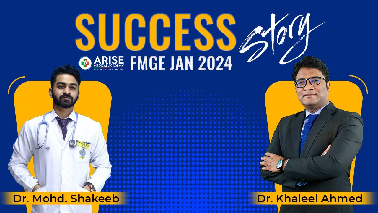 Starting Early & Staying Committed: Dr. Shakeeb's FMGE Triumph | 2024 Jan - YouTube