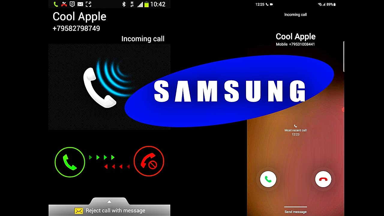 Samsung Galaxy S4 vs S21 Ultra screen recordings calls / Incoming calls ...