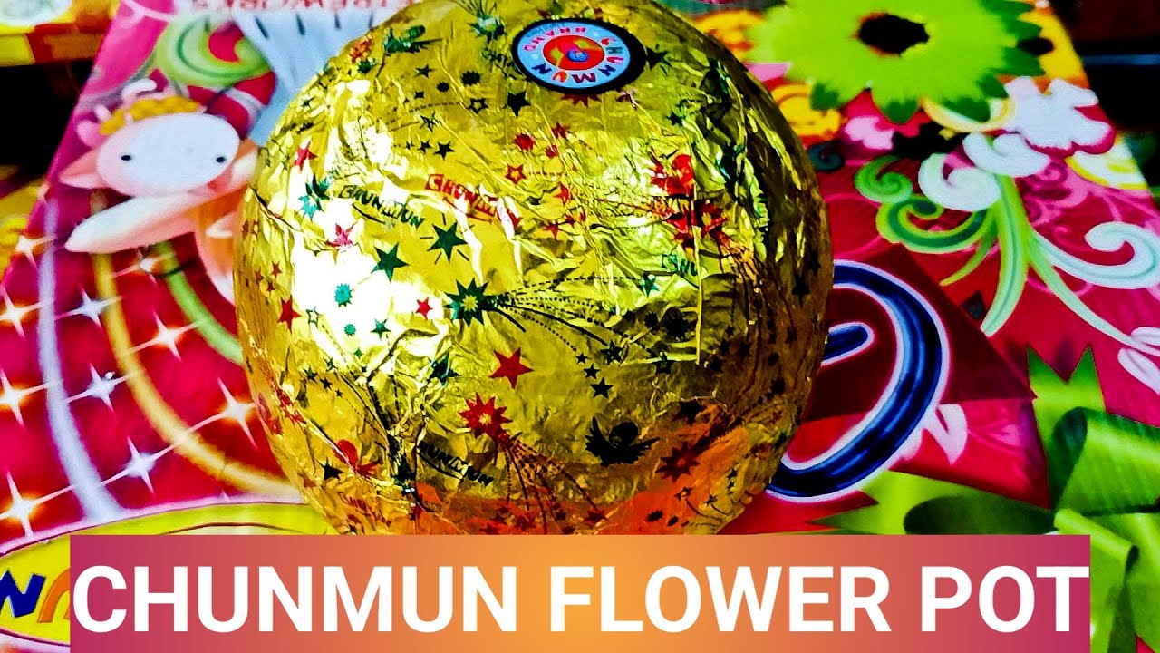 chun mun flower pot 🎇 | crackers 2023 | crackers testing | vishu 2023 ...