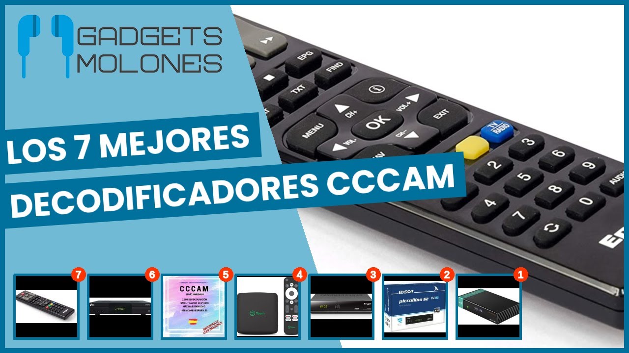 Los 7 mejores decodificadores cccam - YouTube