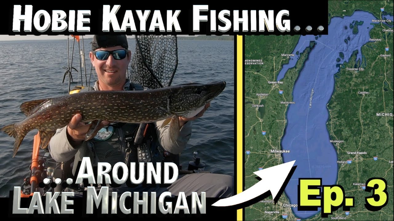Northern Pike Fishing Little Bay de Noc | Lake Michigan Kayak Series ...