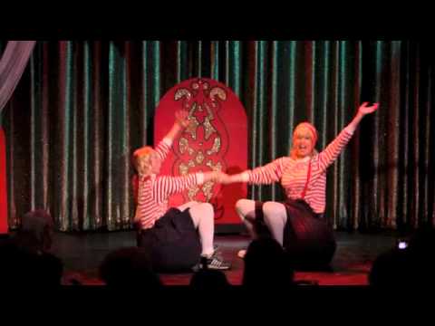 Trixie Minx and Ooops the Clown / Tweedle Dee and Tweedle Dum - YouTube