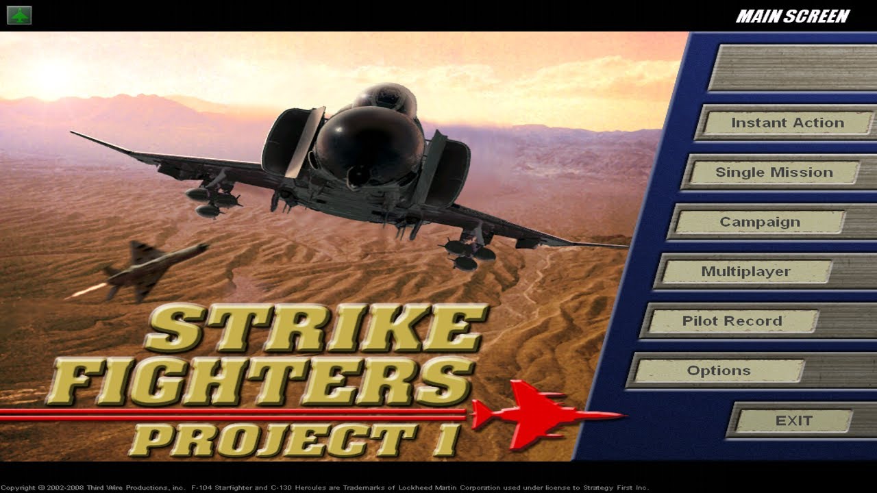 Strike Fighters Project 1 (PC, 2002) Gameplay - YouTube