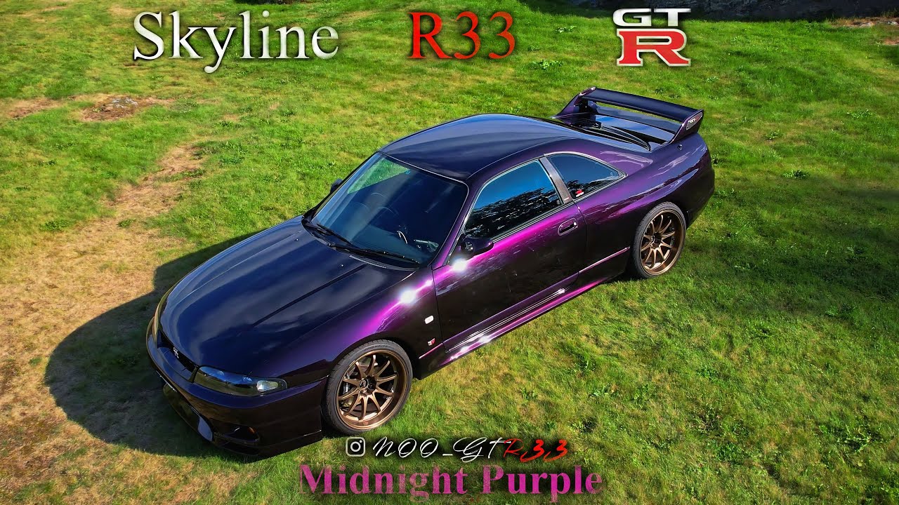 Midnight Purple Nissan Skyline R33 GTR | 4K Cinematic *High* - YouTube