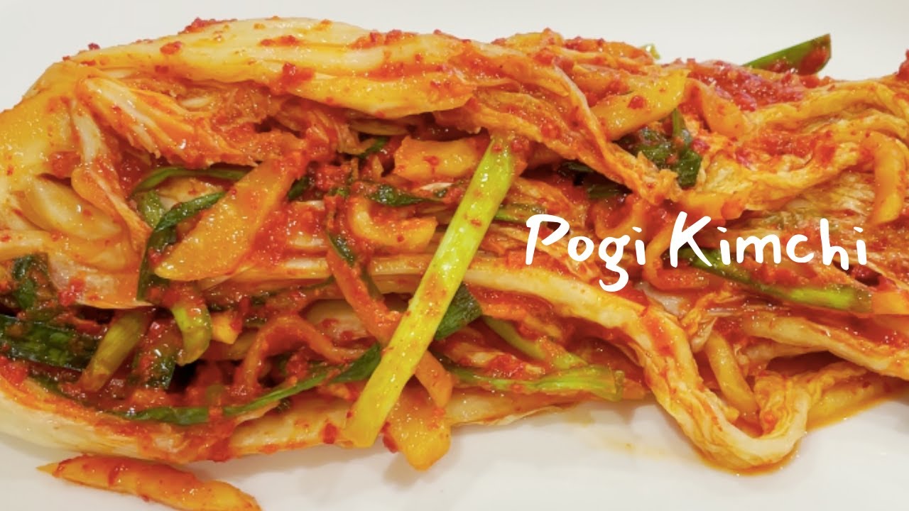 Pogi Kimchi 포기 김치 (Korean traditional Kimchi) * The secret is... - YouTube