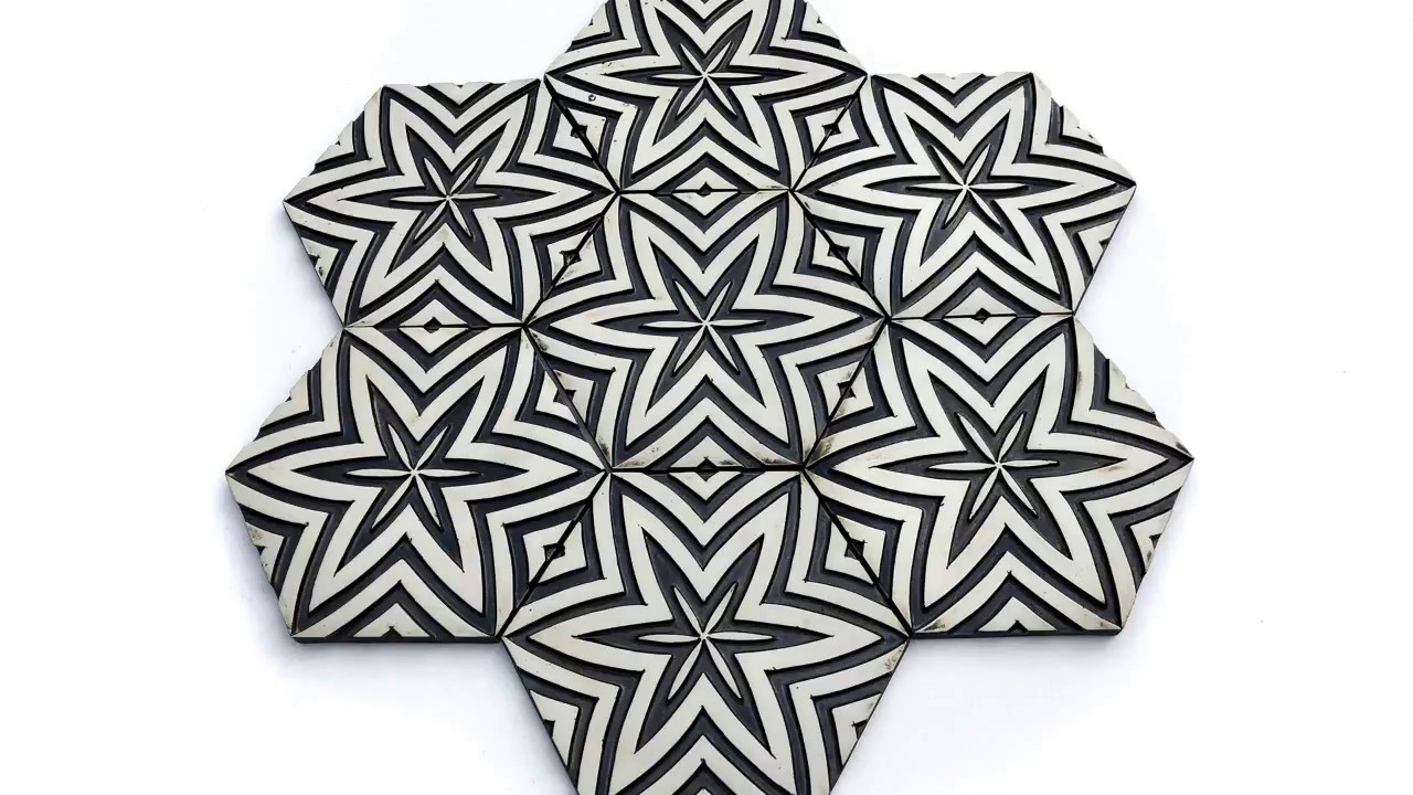 How to make simple ceramic tile - from digital design to clay - YouTube