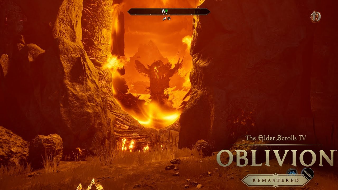 How to Close the Cheydinhal Oblivion Gate - The Wayward Knight | Oblivion Remastered - YouTube