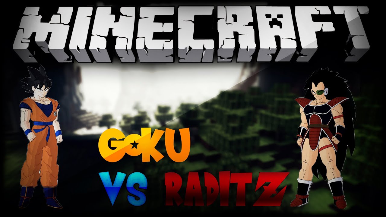 Minecraft - Dragon Block C #3 Goku vs Raditz - YouTube