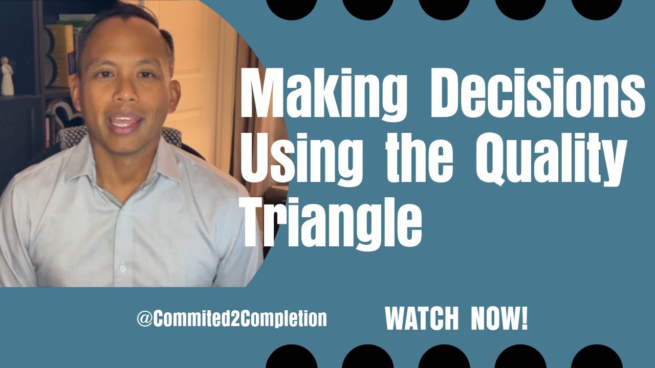 The Quality Triangle: Project Management's Simple yet Powerful decision ...