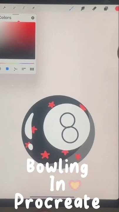 How to draw bowling ball in procreate #drawing #art #sketch #procreate ...