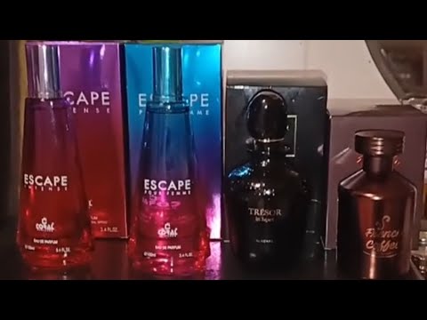 AL REHAB (Tresor & French Coffee) + CORAL ESCAPE (Intense & Pour Femme ...