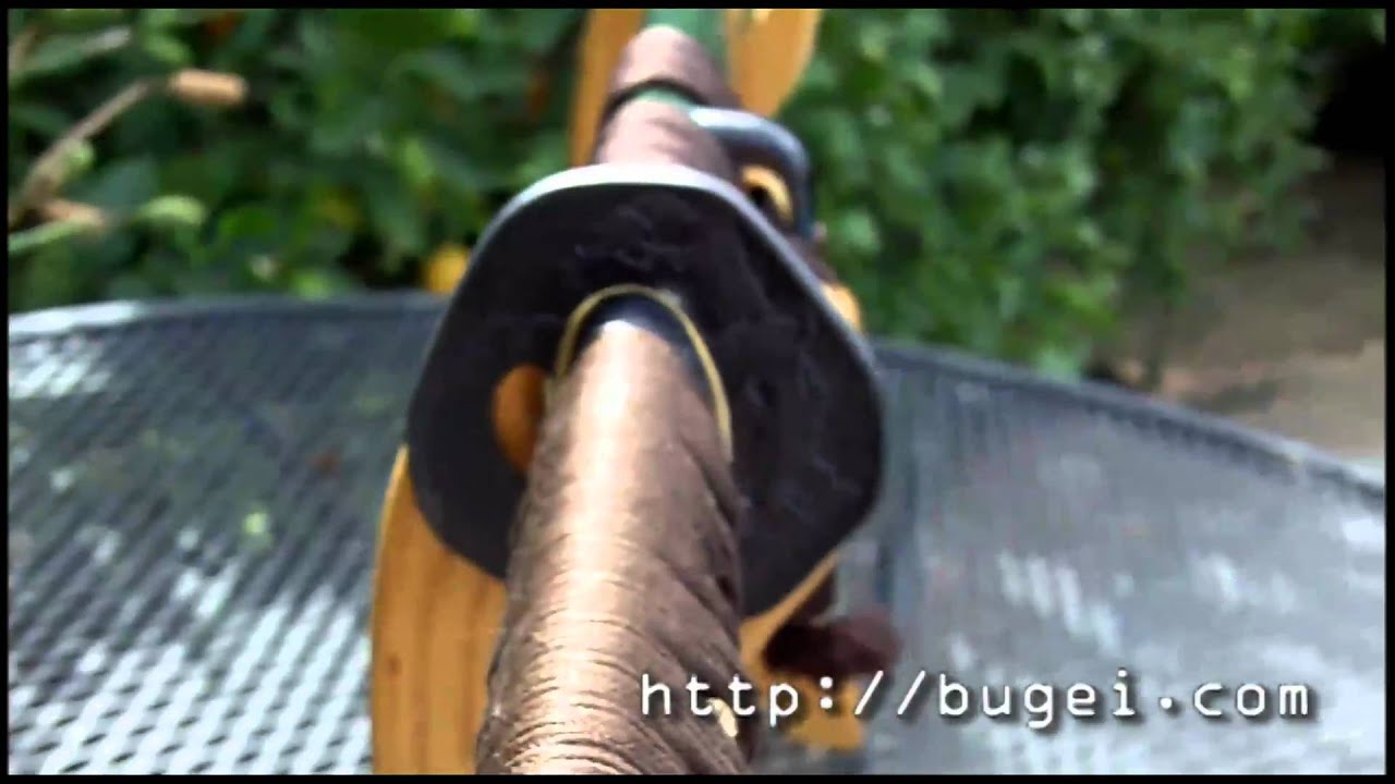 Bugei Old Pine Katana Review - YouTube