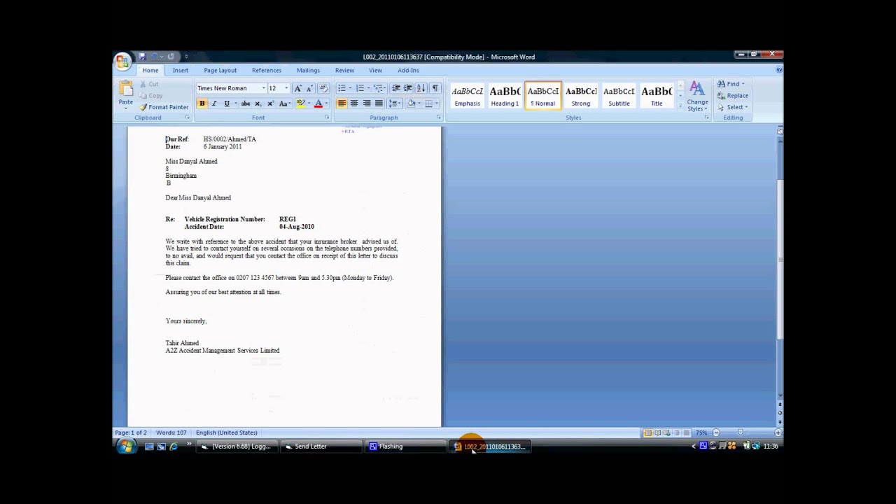 How To Generate Letters - YouTube