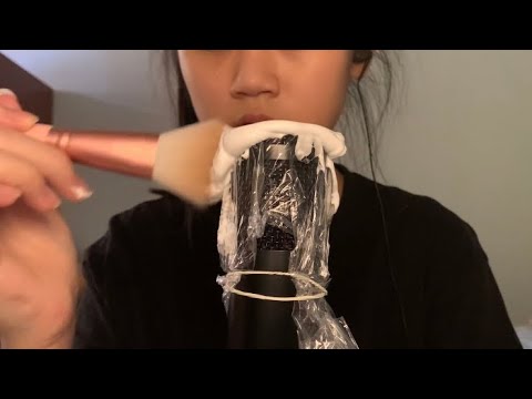 ASMR shaving cream on mic INTENSE & tiNgLy ( no talking ) - YouTube